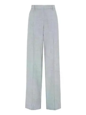 BRUNELLO CUCINELLI Pleated Wide-Leg Trousers