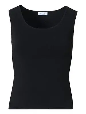 Akris Fitted Knit Tank Top - Black