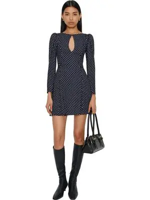 REFORMATION Lyons Mini Dress - Dream Dot