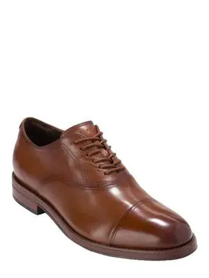 Cole Haan Ledley Grand Cap Toe Oxford - Ch British Tan/dark Natural
