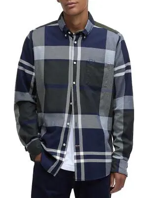 Barbour Dunoon Tailored Fit Plaid Button-down Shirt - Fernwood Tartan