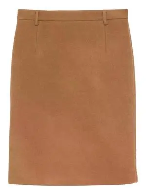N°21 Belt-loops Midi Skirt - Brown