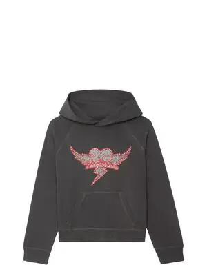 Zadig&Voltaire Heart Wings Hoodie - Grey