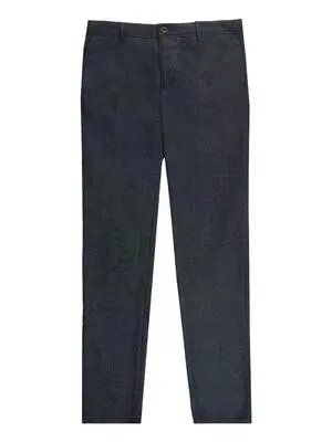 SLOWEAR X Incotex Prince Of Wales Check Trousers - Blue