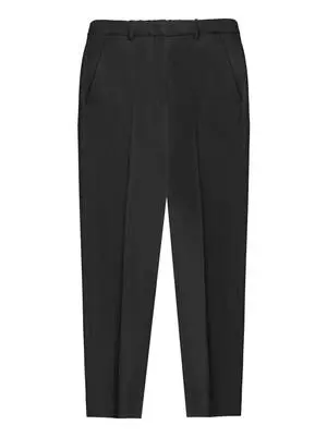 SLOWEAR Button-closure Wool Trousers - Black