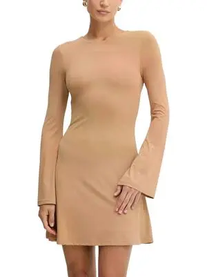 SILVIAN HEACH Mini Long-sleeve Dress - Neutrals
