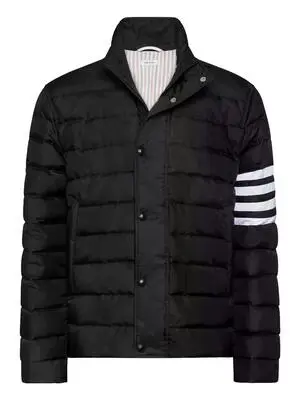 Thom Browne Four-bar Stripe Detail Jacket - Black