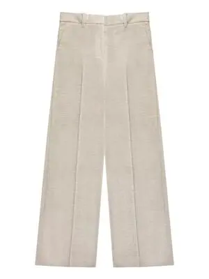 SLOWEAR X Incotex Micro-pattern Wool Trousers - Neutrals