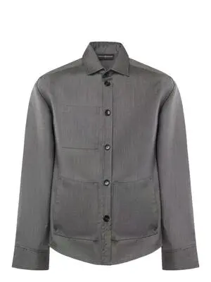GIULIANO GALIANO Patch-pocket Shirt - Grey