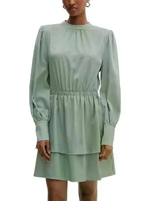 SILVIAN HEACH Long-sleeve Tiered Dress - Green
