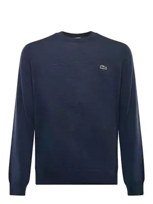 Lacoste Logo-patch Sweater - Blue