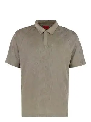 BOSS Jacquard Polo Shirt - Neutrals