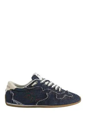 Zadig&Voltaire Dance Frayed Sneakers - Blue