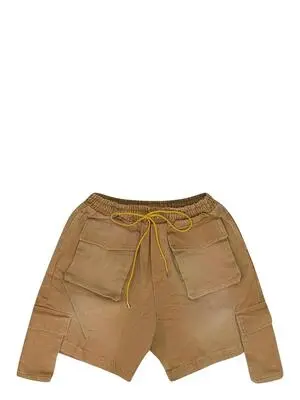 Rhude Drawstring Cargo Shorts - Brown