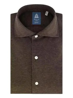 FINAMORE 1925 Buttoned Shirt - Brown
