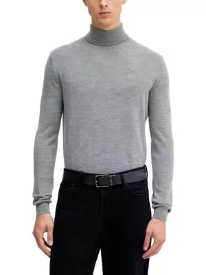 Karl Lagerfeld Logo Turtleneck Sweater - Grey
