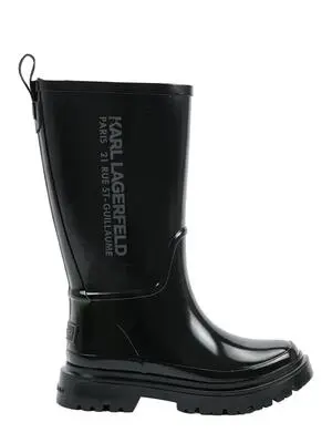 Karl Lagerfeld K/torrents Rain Boots - Black