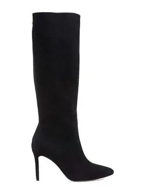 GINISSIMA 95mm Pointed-toe Boots - Black