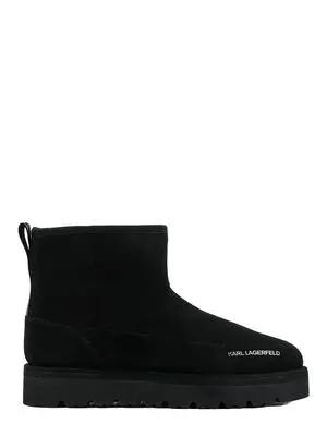 Karl Lagerfeld Logo-print Boots - Black