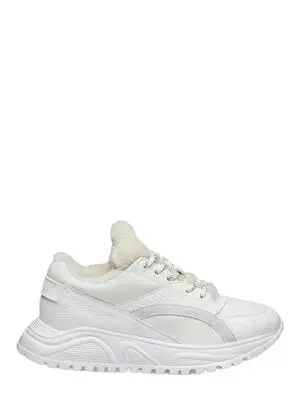 Bogner Shearling Panelled Sneakers - White
