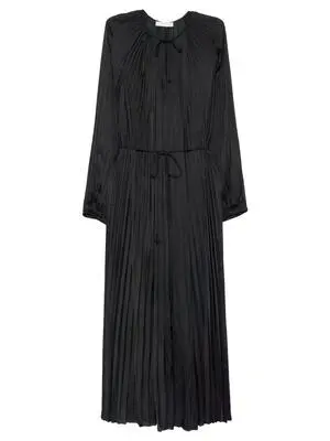 Ulla Johnson Tie-detail Midi Dress - Black