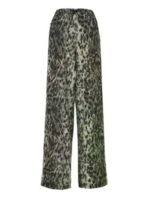 ANIYE BY Animal-print Trousers - Grey
