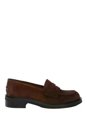 ATP ATELIER Albaredo Strap Loafers - Brown