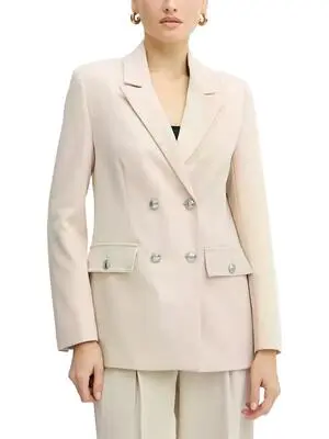 Guess Fiona Double-breasted Blazer - Neutrals
