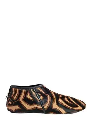 Emilio Pucci Labirinto Print Ballet Flats - Black