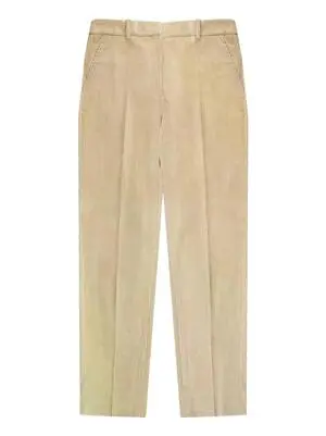SLOWEAR Corduroy Straight Trousers - Neutrals
