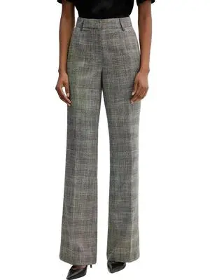SILVIAN HEACH Checked Trousers - Grey