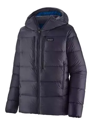 Patagonia Hooded Zip Padded Jacket - Blue