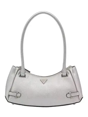 Guess Rosalba Buckle-detail Tote - Silver
