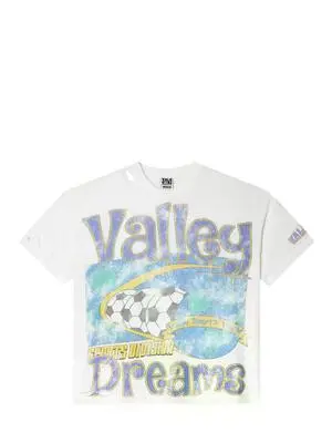 VALE FOREVER Futball Graphic-print T-shirt - White