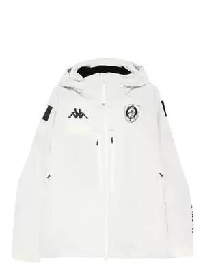 Kappa Logo-hooded Ski Jacket - White