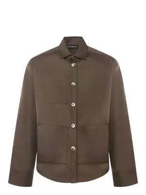 GIULIANO GALIANO Patch-pocket Shirt - Brown