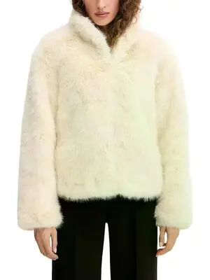 SILVIAN HEACH Faux-fur Jacket - Neutrals