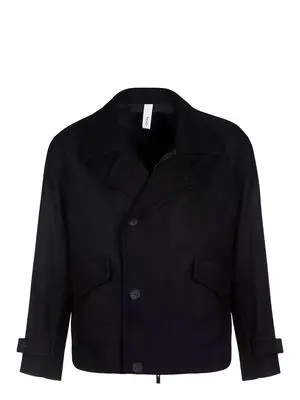 HEVO Double-breasted Jacket - Black