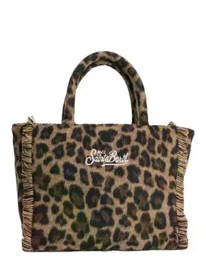 MC2 SAINT BARTH Colette Leopard-print Shoulder Bag - Brown