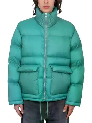 Auralee Zip-fastening Padded Jacket - Green