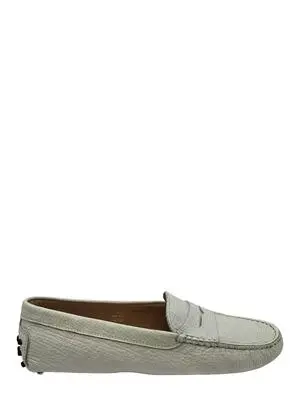 TOD'S Gommini Pebbled Loafers - Neutrals