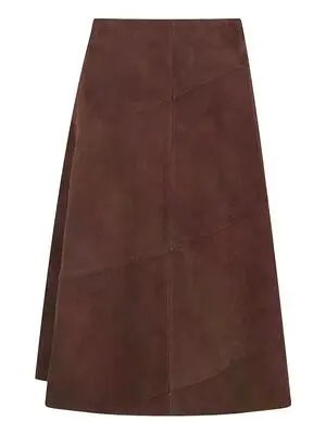 ALICE + OLIVIA Sosie Suede Skirt