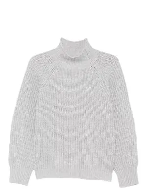 Liviana Conti High-neck Sweater - Grey