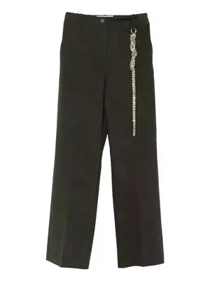 CIRCUS HOTEL Embellished Trousers - Grey