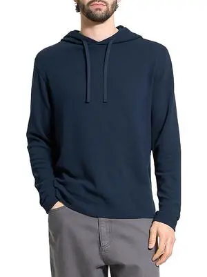 Theory Relaxed Fit Jacquard Hoodie - Baltic