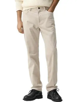 Theory Standard Relaxed Fit Crosby Cord Pants - Alabaster