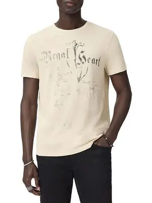 John Varvatos Regal Heart Graphic Tee - Faded Twin
