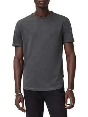 John Varvatos Blaise Textured Tee - Iron Grey