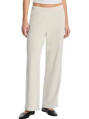 PERFECTWHITETEE Alex Velour Pants - Oatmeal