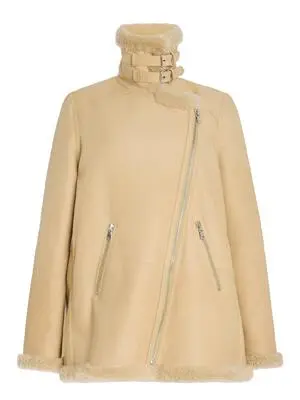 Altuzarra Shaeffer Leather Jacket - Neutral